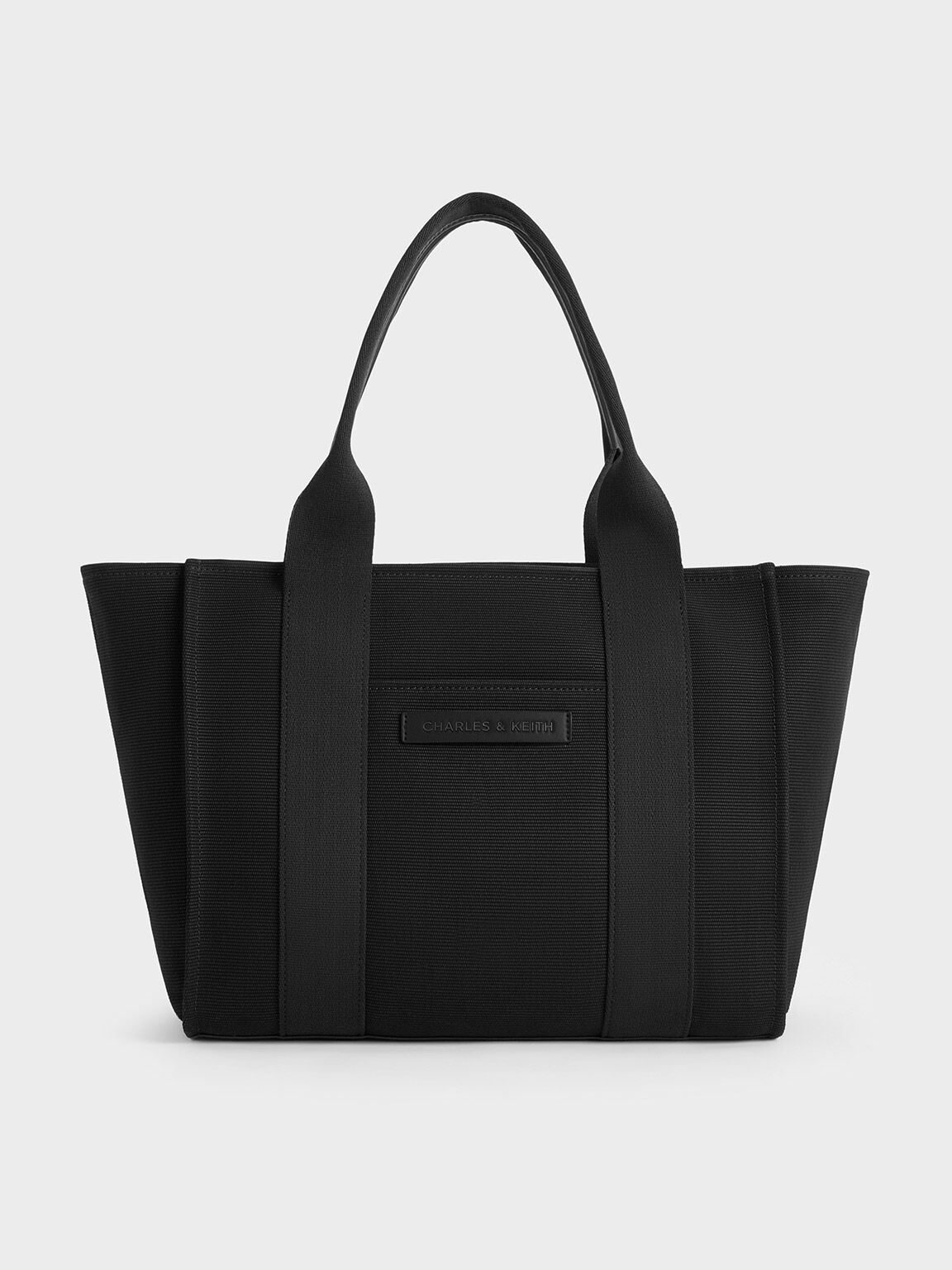 Large Kay Canvas Tote Bag Noir