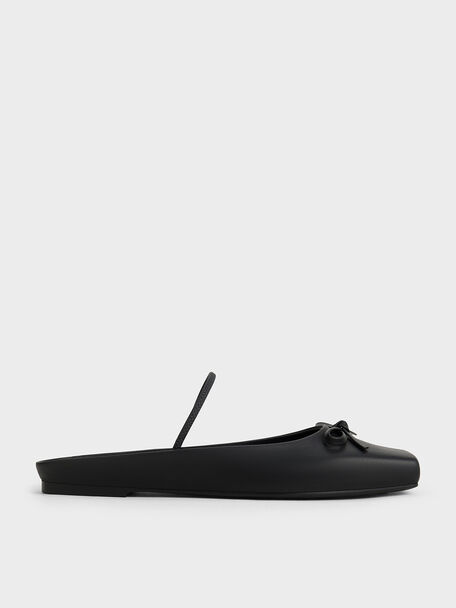 Red Carmel Patent Buckled Mary Jane Flats Charles And Keith Uk