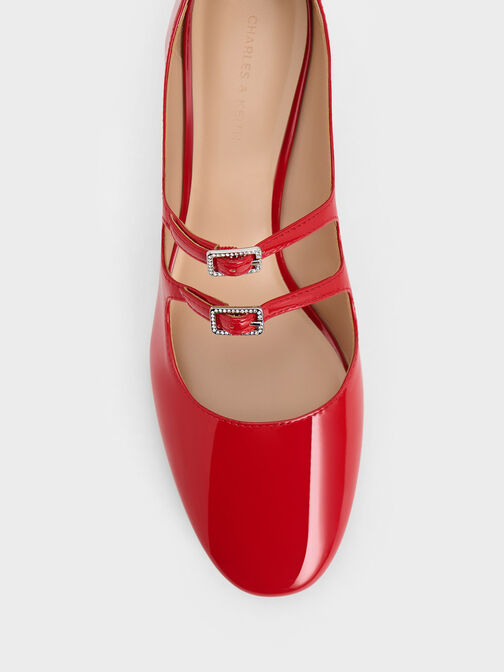 Red Mary Jane Shoes Shop Online Charles And Keith Uk